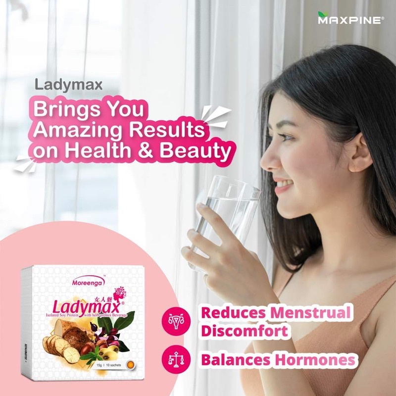 Maxpine Ladymax Moringa (15gx10sachets) Exp Jul 25 | Shopee Malaysia