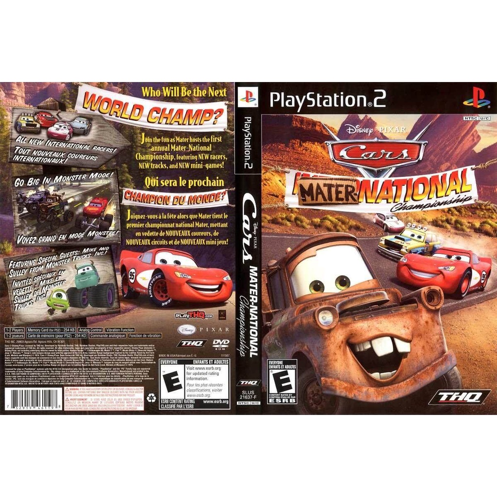 Cars Mater National Championship (CD Games PS2) | Shopee Malaysia