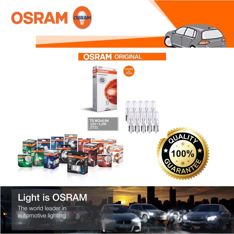 2721 OSR Osram 12V 1.2W W2X4.6D (X LEG) | Shopee Malaysia