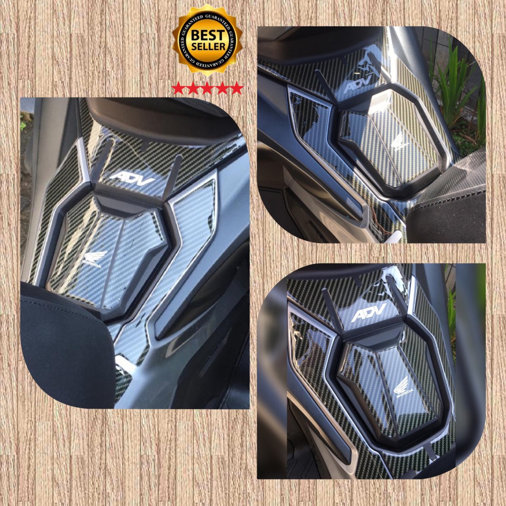 Tank PAD HONDA ADV 150 AND NEW ADV 160 CARBON TANK PAD & cutting speedo ...