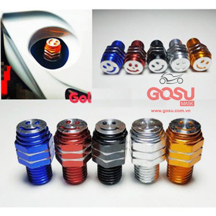 Smiley face screws - a pair for motorbikes | Shopee Malaysia