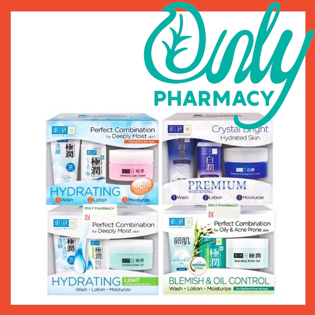 Hada Labo Premium Whitening / Hydrating Moist 123 / Blemish & Oil ...