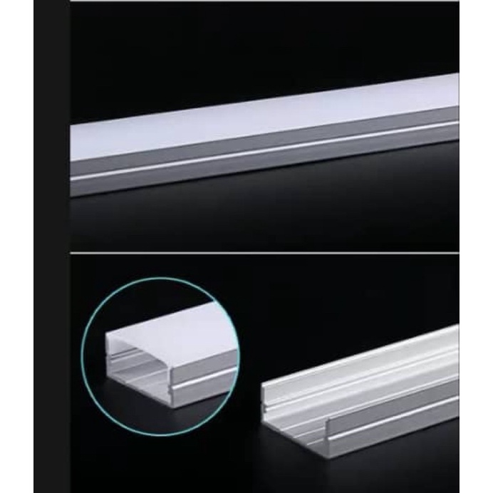 LED strip light aluminum U channel/profile track surface mounting ...