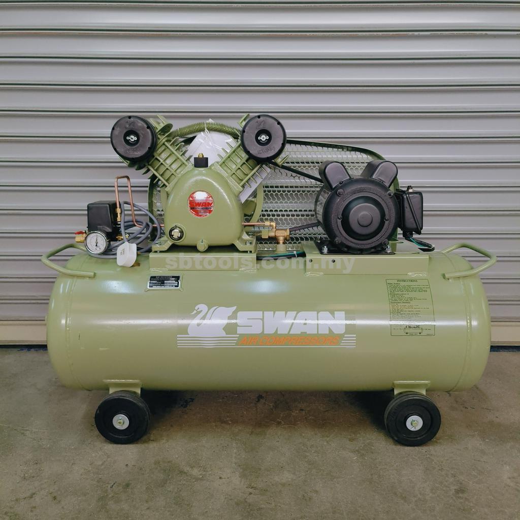 SWAN SVP202 2HP Air Compressor | Single Phase | 85L | Shopee Malaysia