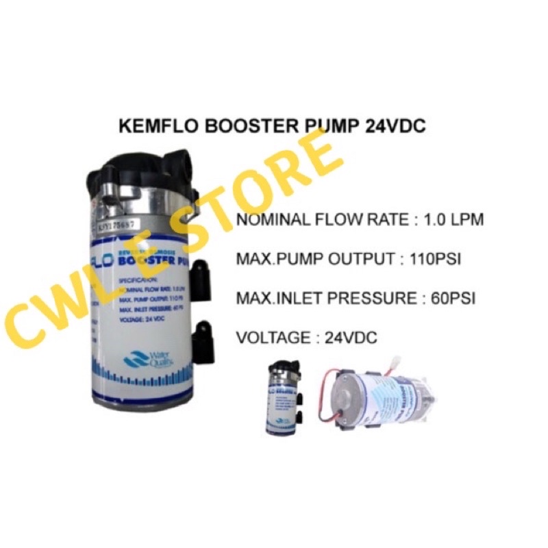 Kemflo Water Filter RO Booster Pump With Adaptor | Shopee Malaysia