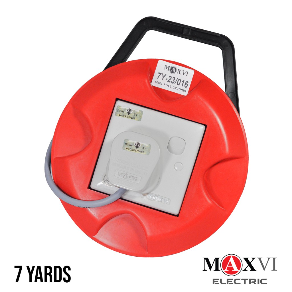 MAXVI 7 Yards Cable Box / Extension Box / Round Box /Full Sirim / Local ...