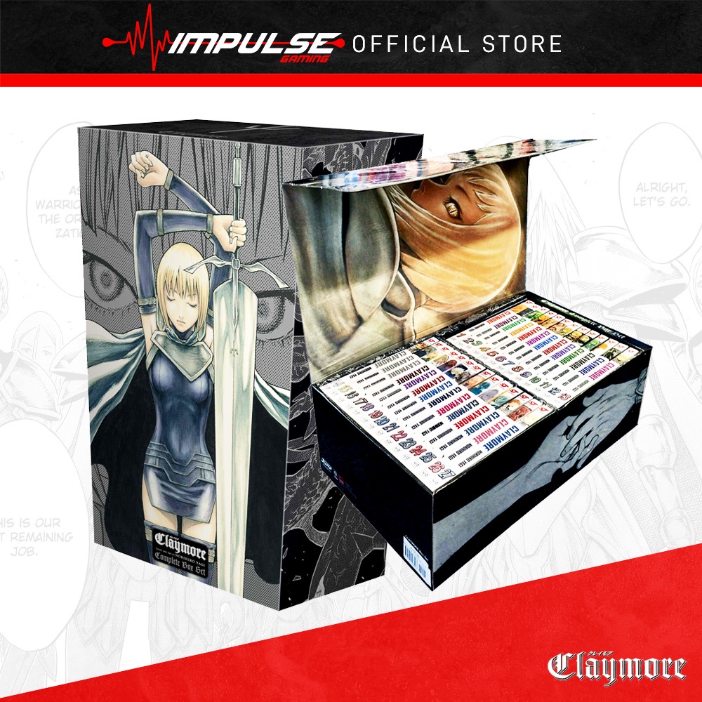 Manga Comic Book Claymore Complete Box Set: Volumes 1-27 with Premium ...