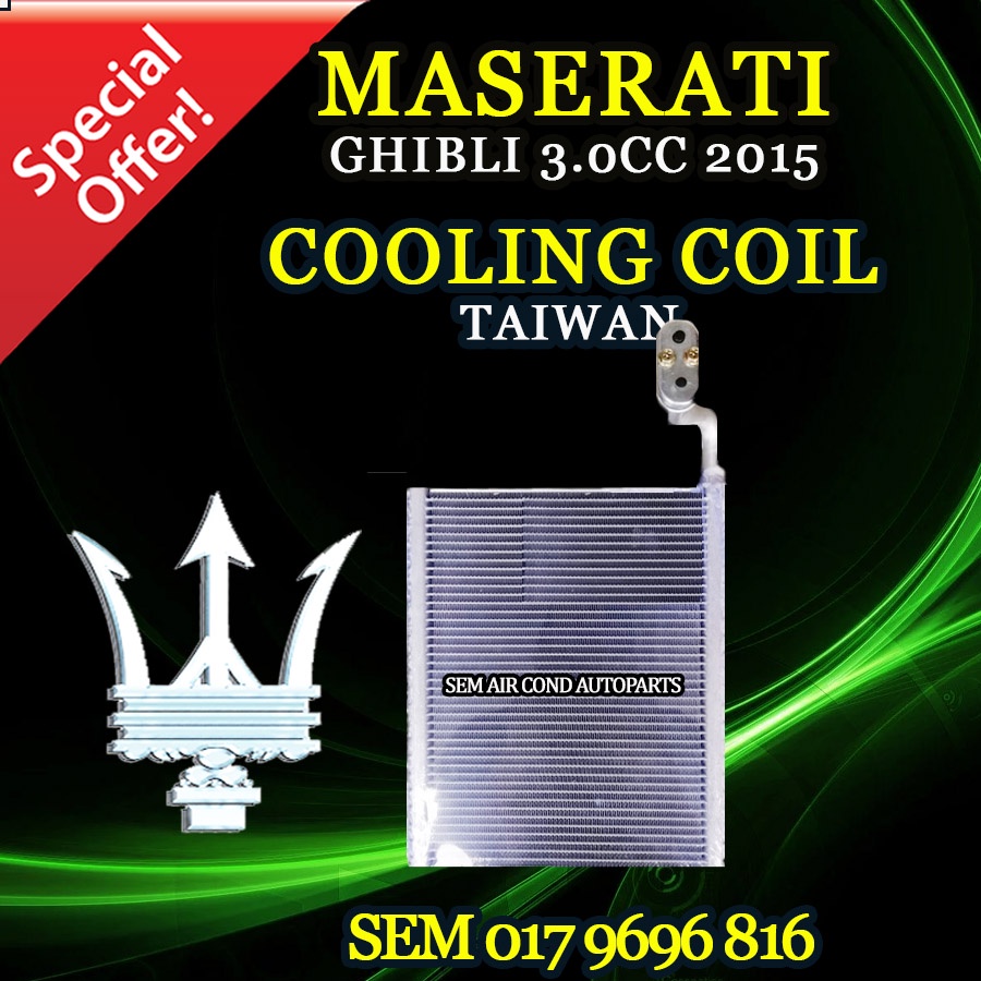 MASERATI GHIBLI 3.0CC 2015 OEM TAIWAN NEW COOLING COIL/ EVAPORATOR ...