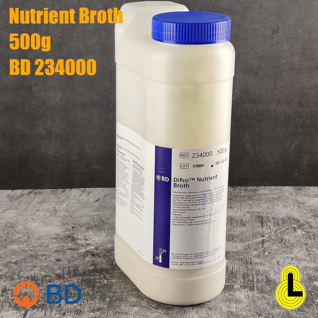 Culture Media Nutrient Broth 500g BD 234000 | Shopee Malaysia