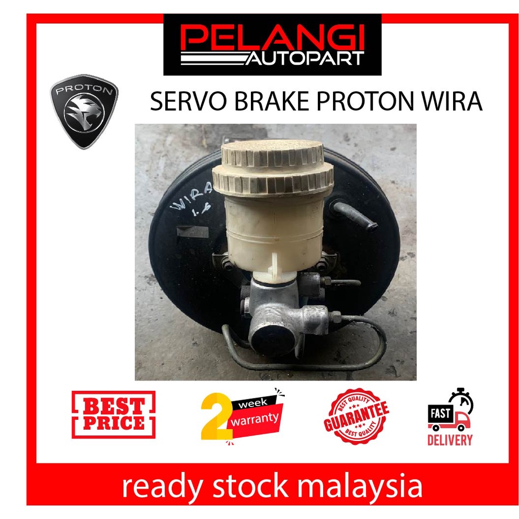 SERVO BRAKE WITH MASTER PUMP PROTON WIRA/SATRIA/ARENA ORIGINAL (USED ...