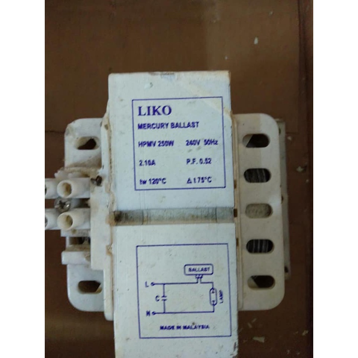 *READY STOCK*LIKO RELCO 250W /400W HPMV MERCURY BALLAST(CHOKE) | Shopee ...