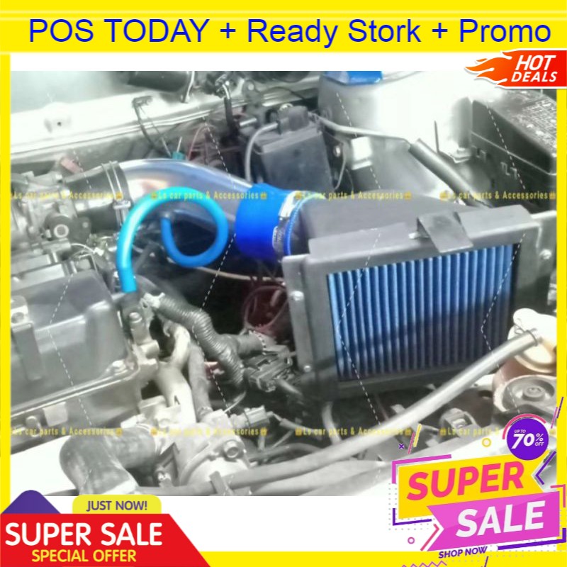 Mugen Air Box Intake + Filter Simota Super Power Flow Adapter Kit ...