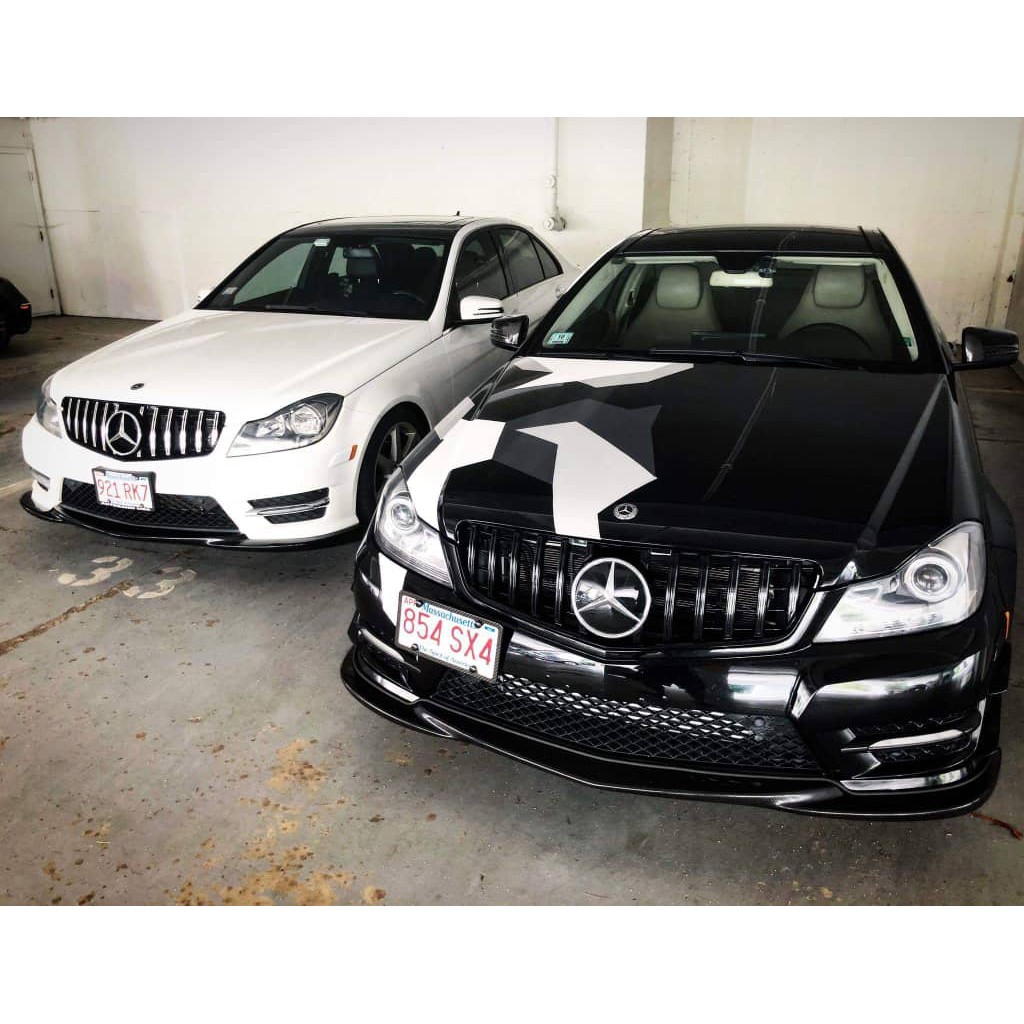 Mercedes Benz W204 GT GRILLE come with 3D LOGO | Shopee Malaysia