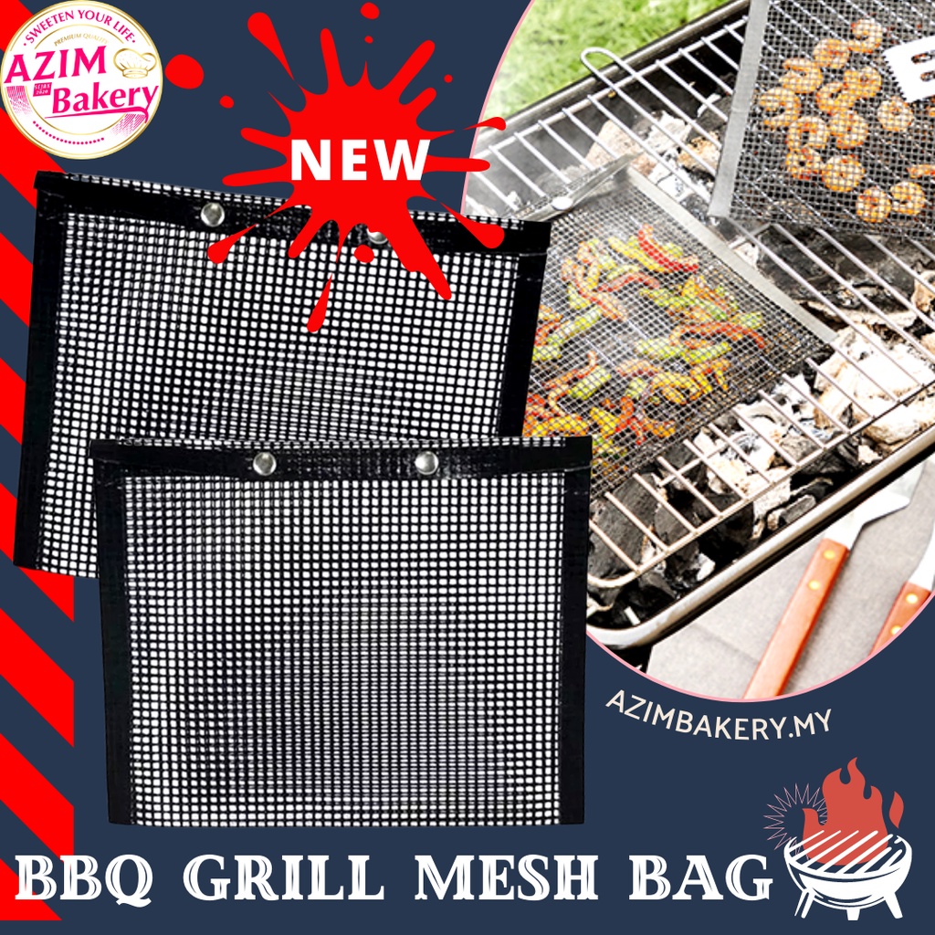 Bbq Grill Mesh Bag | Grilling Pouch | Bbq Grill | Grilling Bag | Grill ...