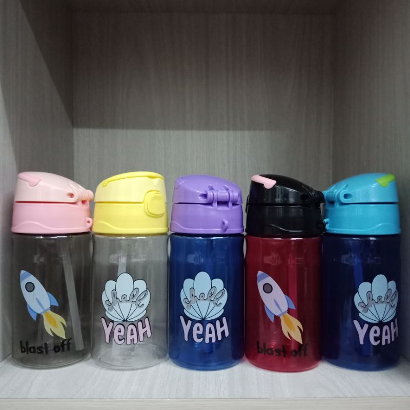 400ml Botol Air Baby Botol Air Budak Baby Cup Drinking Straw Bottle ...