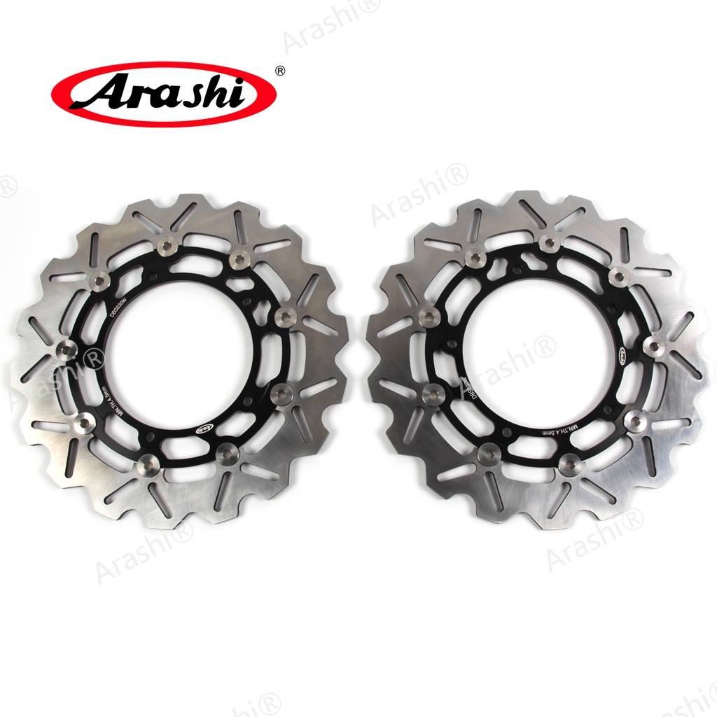 Arashi 1 Pair 298mm Motorcycle CNC Floating Front Brake Disk Disc ...