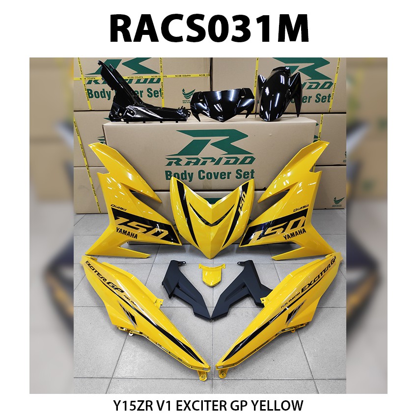 Rapido Yamaha Y15ZR V1 / V2 EXCITER GP Motorcycle Cover Set (Sticker ...