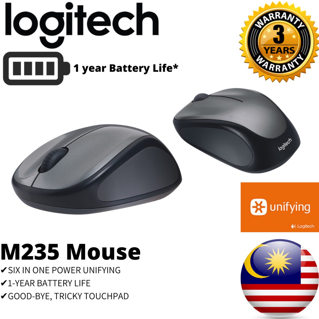 Logitech M235 Mouse Unifying Receiver | Shopee Malaysia