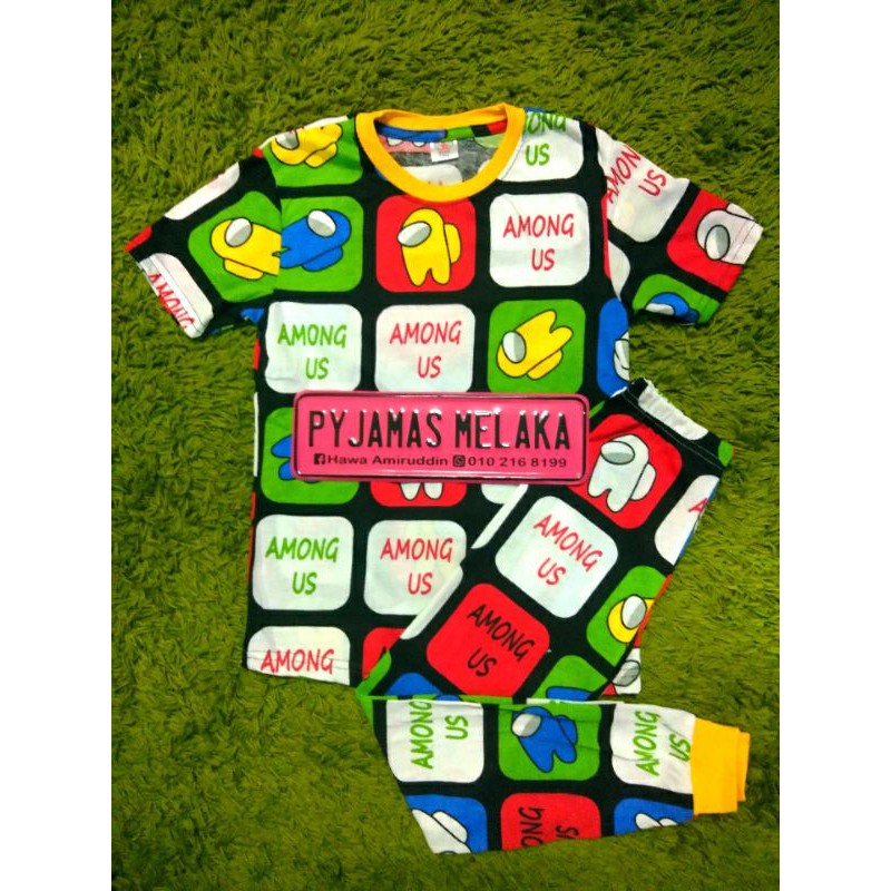 NEW PYJAMAS AMONG US KIDS & BIG | Shopee Malaysia