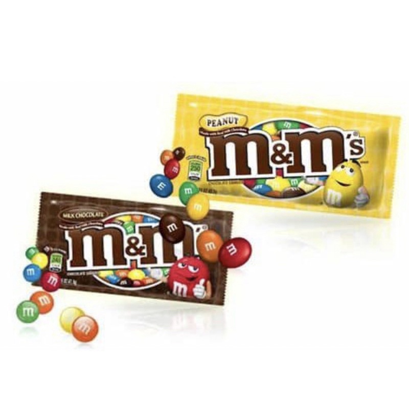 M&M Chocolate Candies 37g Peanut Chocolate / 37g Milk Chocolate / Crispy 30g | Shopee Malaysia