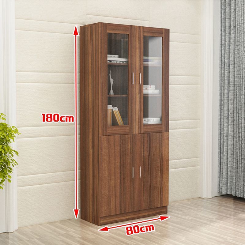[Explosion Style] Solid wood file cabinet office bookcase bookcase with ...