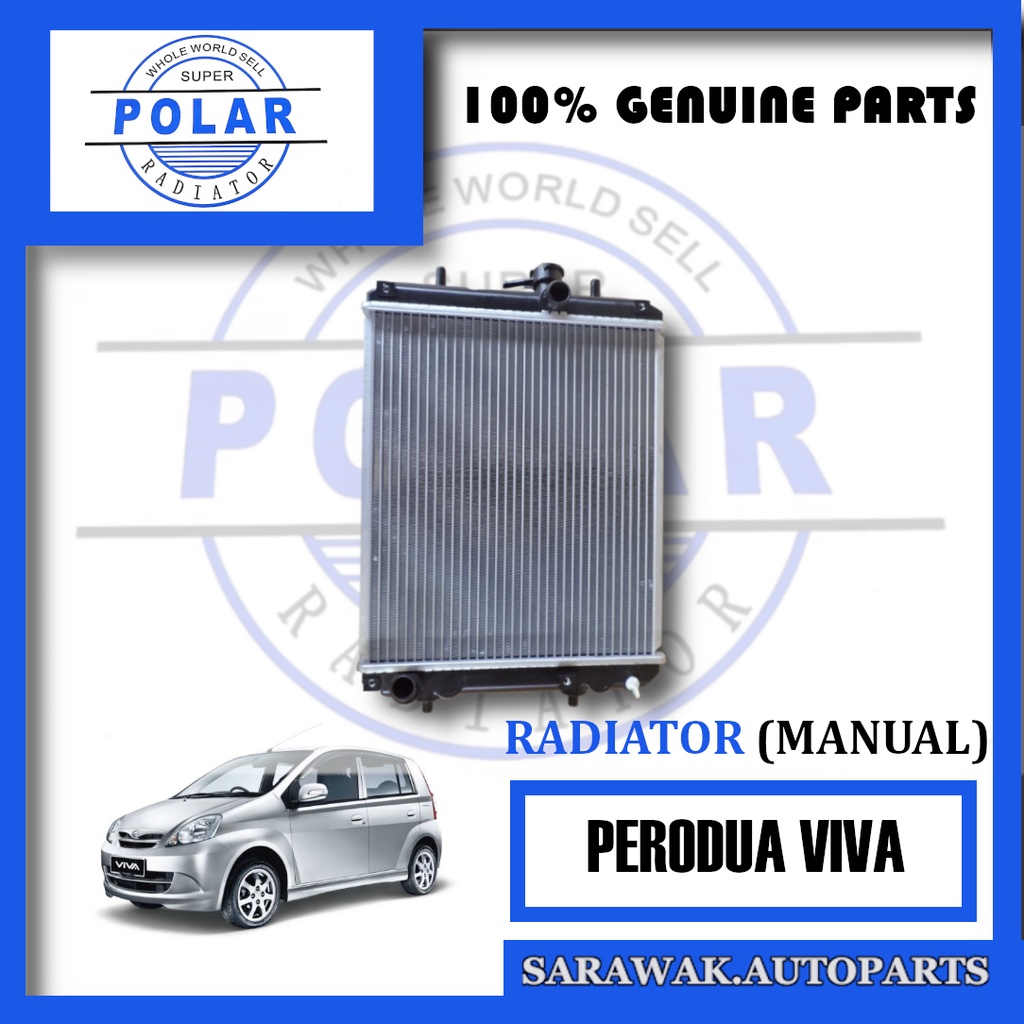 Polar Perodua Viva Manual Radiator 22mm | Shopee Malaysia