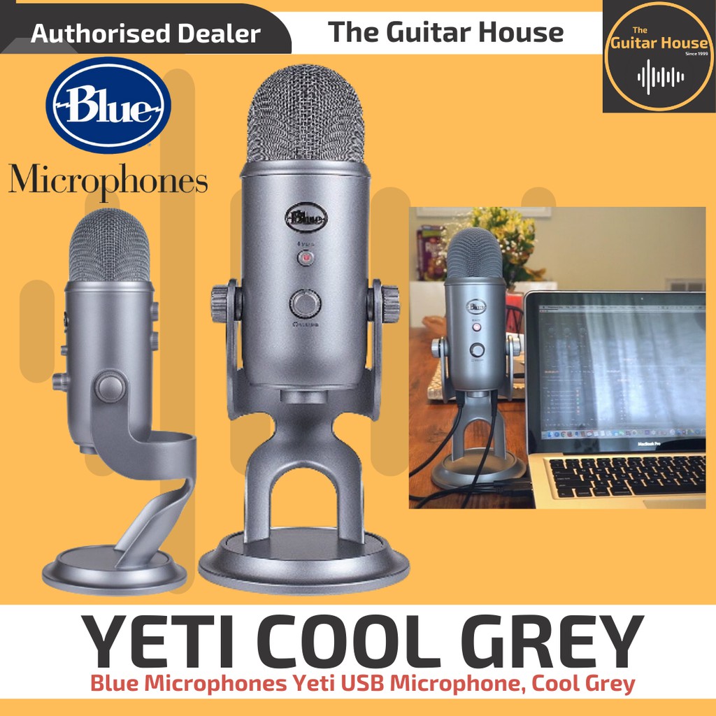 Blue Microphones USB Microphone, Cool Grey (Recording , Home Studio ...