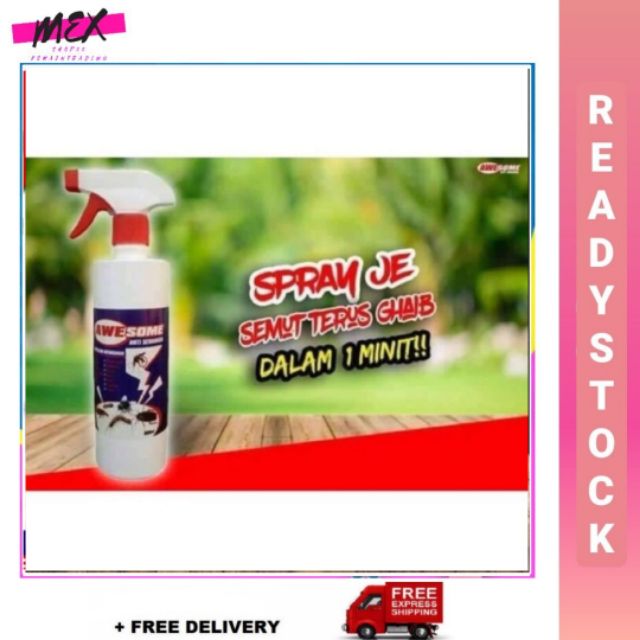 SPRAY ANTI SERANGGA AWESOME SEMUT/LIPAS/TIKUS (PATI KENA BANCUH AIR ...