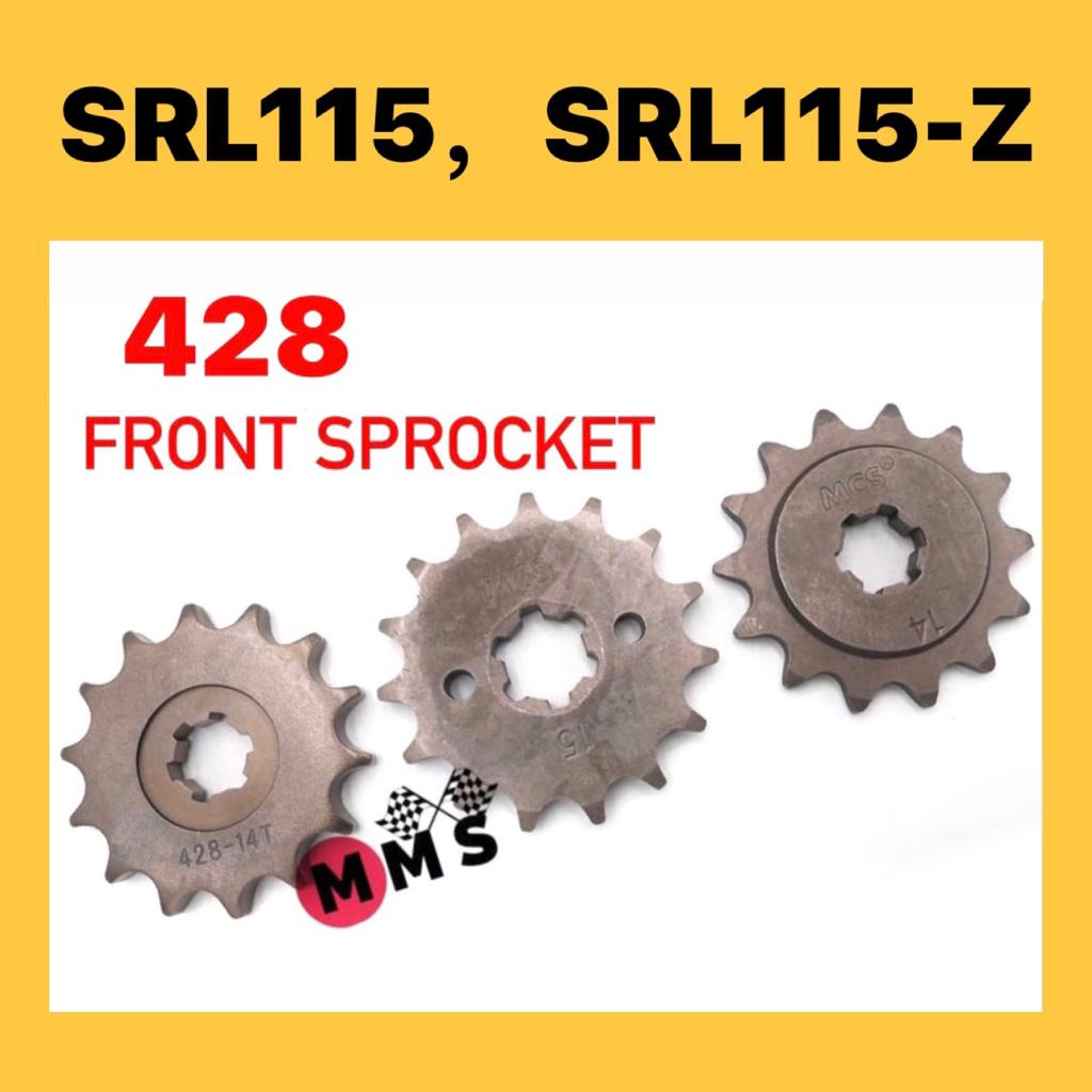 YAMAHA SRL115 FRONT SPROCKET (ST) // LAGENDA115 LAGENDA 115 SRL115Z 428 ...