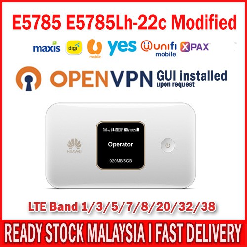 Huawei E5785 E5785Lh-22c 300Mbps 4G+ LTE Cat6 Portable WiFi Router ...