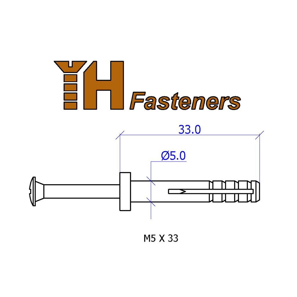 (100 & 200 & 400 pcs/box) M5 M6 M8 Nylon Wall Plug Anchor Set with ...
