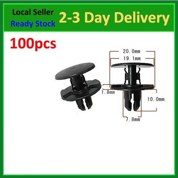 Honda Fender Push-Type Retainer Clip 91501-TR0-003 Chrysler 6509960AA ...