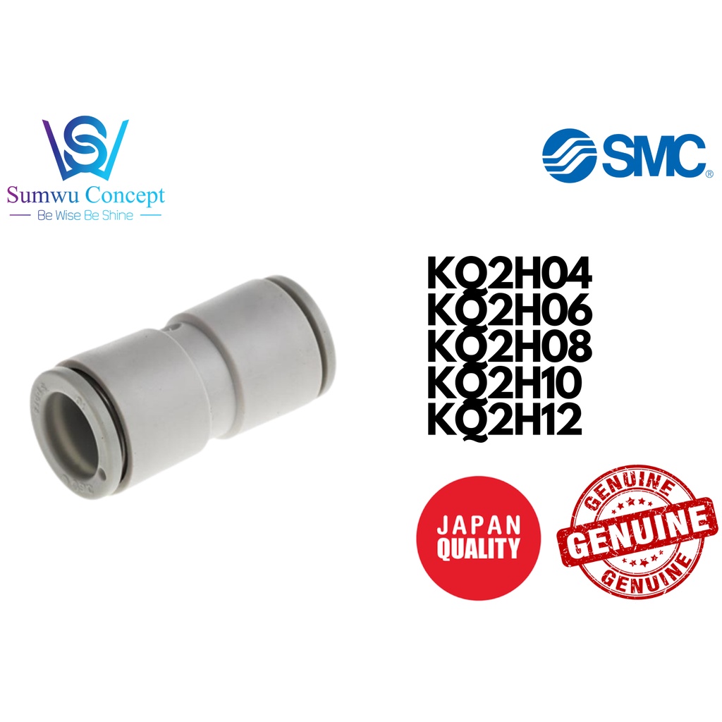 [100% ORIGINAL]SMC(JAPAN) KQ2H Series Pneumatic Equal & Unequal Union Fitting/Straight Air ...