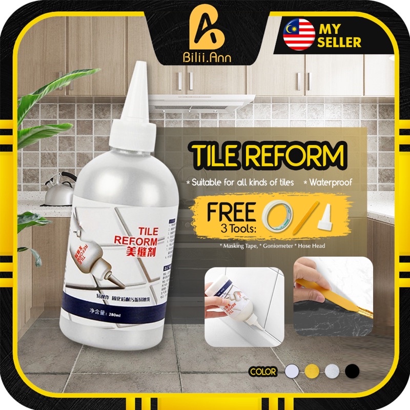 Free Tool☑️Tiles tile reform gap filler repair gam simen tutup lubang ...