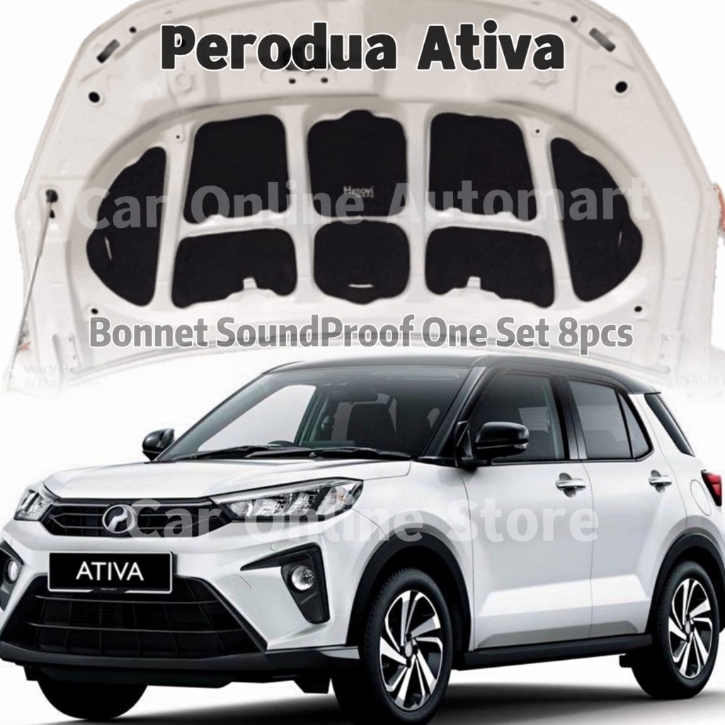 Perodua Ativa CARFIT High Quality Bonnet Sound Proof Bonnet Span bonet ...