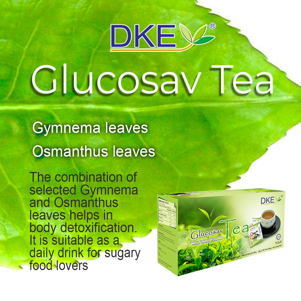 DKE Glucosav Tea (3g x 30 Tea Bags) | Shopee Malaysia