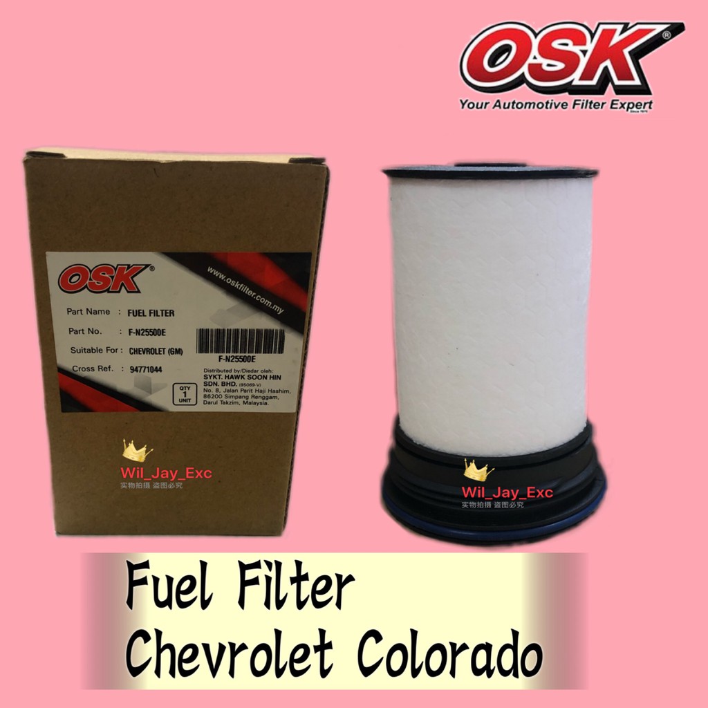 OSK F-N25500 E FUEL FILTER CHEVROLET COLORADO (94771044) | Shopee Malaysia