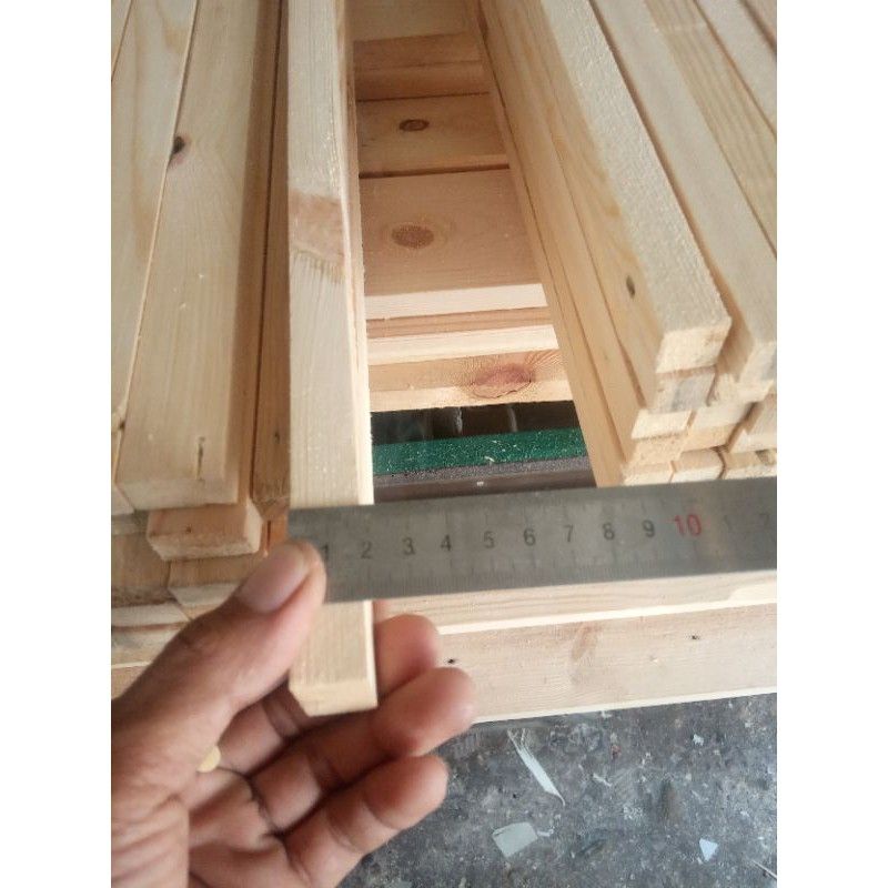 KAYU Battens Wood 2X2CM Dutch Teak/Pine Wood Trim/Dutch Teak Wood ...