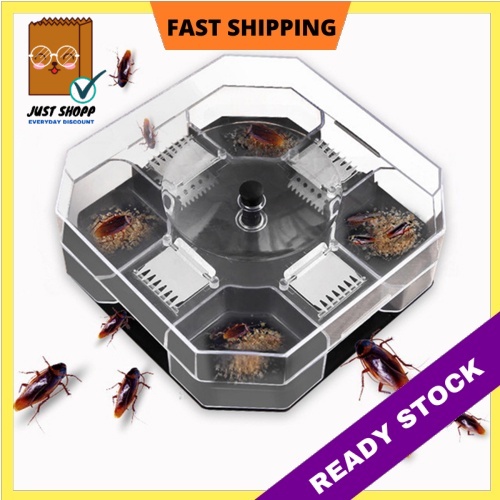 🔥READY STOCK🔥Reusable Cockroach Trap Box Non-Toxic Insert Killer ...