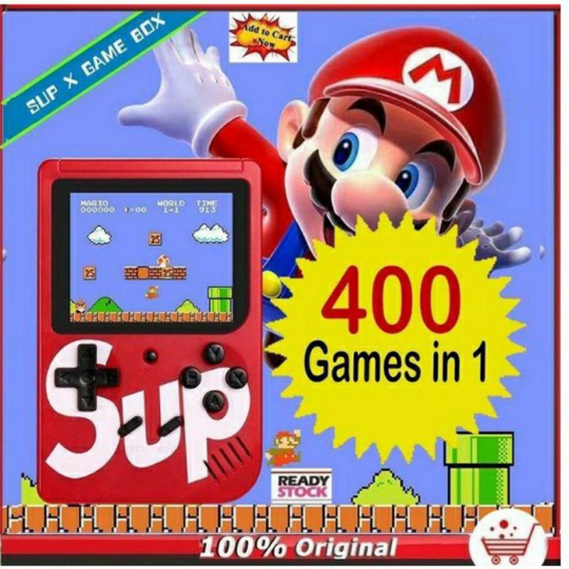400 in 1 Game Box Console 400 Games Brand Retro Mini Gameboy Game ...