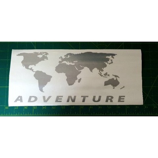 WORLD MAP STICKER (1PCS) STICKER BUMI,STICKER PETA,BOX STICKER.STICKER ...