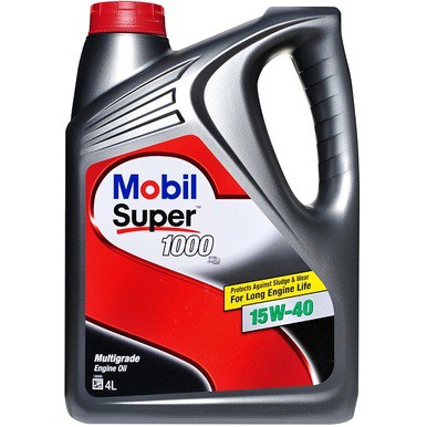 Mobil Super 1000 15W-40 4L Mineral Engine Oil Minyak Hitam Enjin Kereta ...