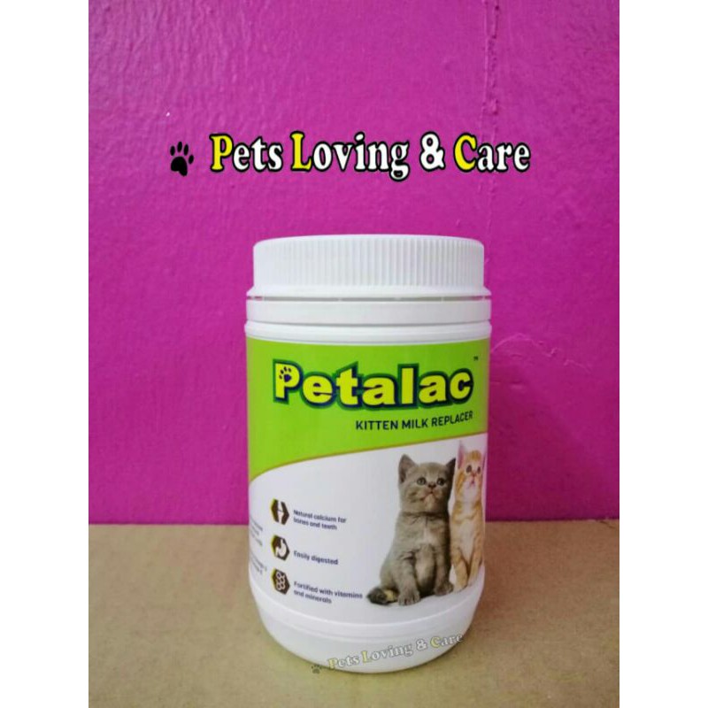 Petalac Kitten Milk Replacer/Serbuk susu Anak kucing 215g/Susu Powder ...
