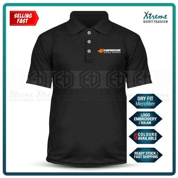 Microfiber Polo T Shirt Sulam Tyre Hankook Tayar F1 Turbo Car ...