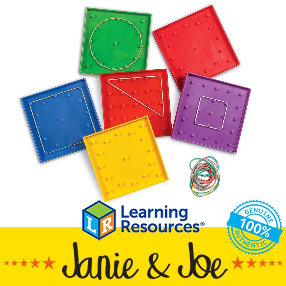 Learning Resources Double-Sided Geoboard 5x5 Pin (Single Unit)- Age 5 ...