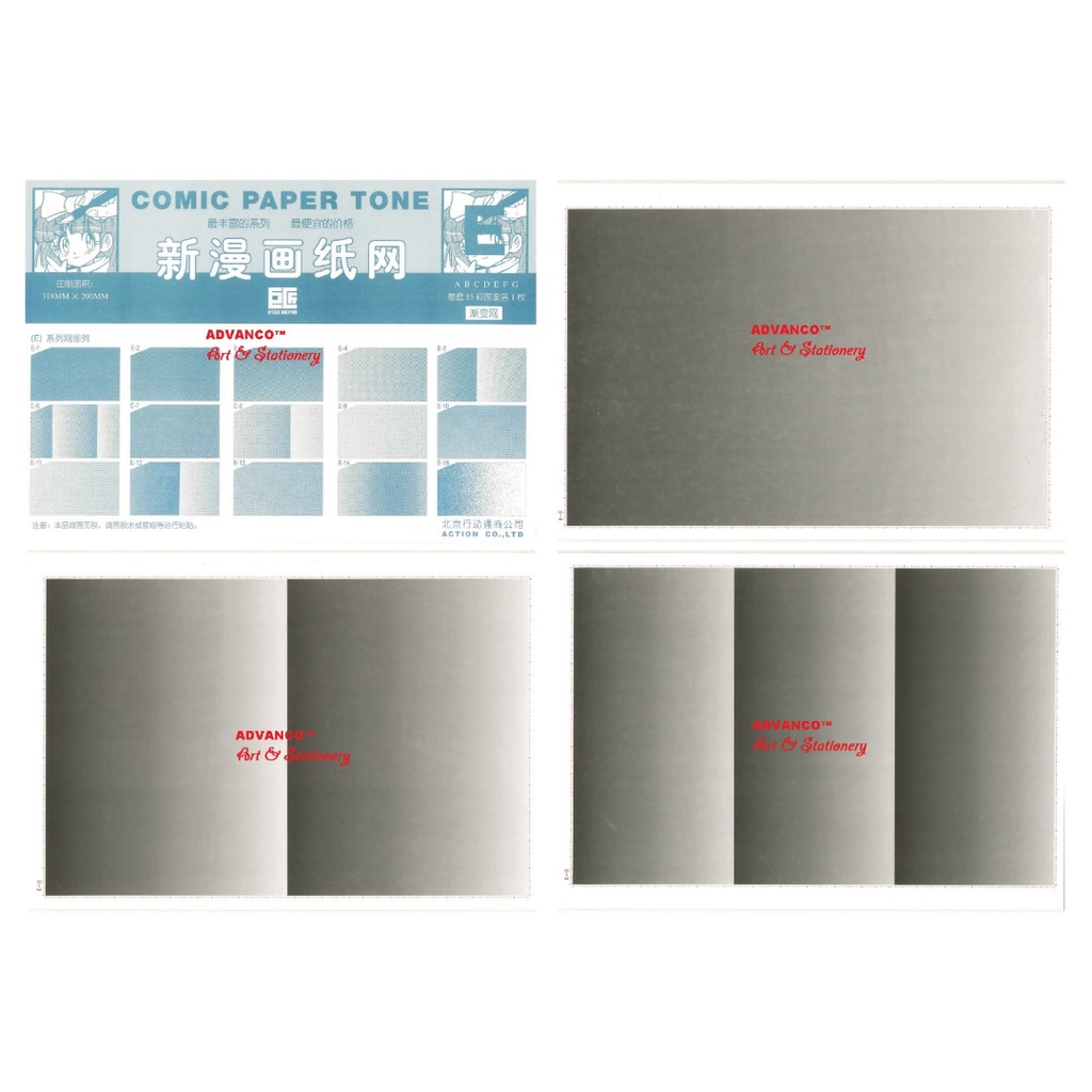 COMIC PAPER TONE (DOT PAPER | NO STICKER) 15SHEETS (E) READY STOCK ...