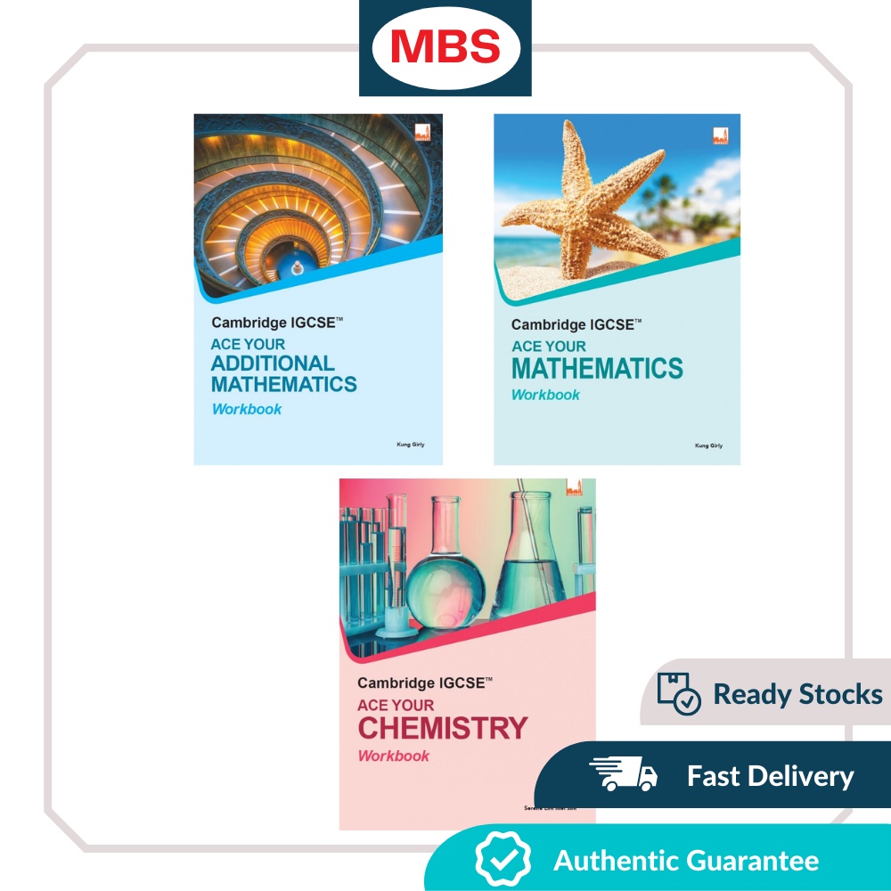Cambridge IGCSE Workbook Ace Your Biology / Chemistry /Physics/Additional Mathematics ...