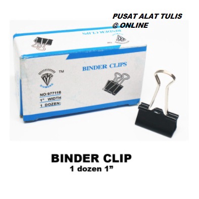 Diamond Binder Clips 25mm (1") | Shopee Malaysia