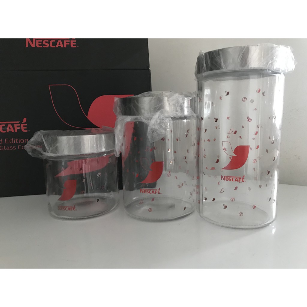 Nescafe Limited Edition Cookie Glass Container | Shopee Malaysia