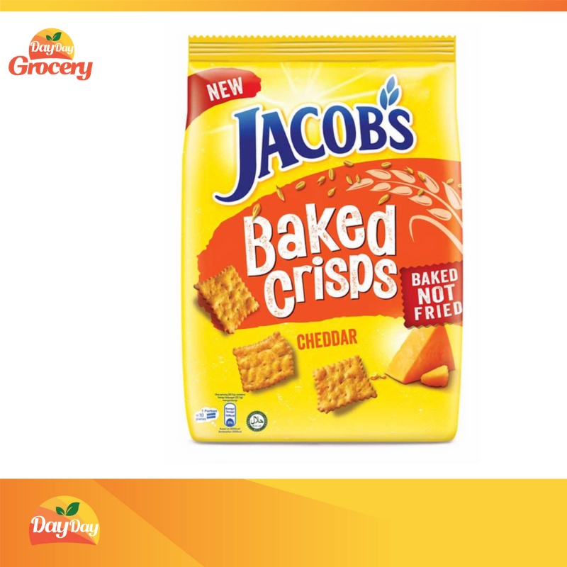Jacobs Baked Crisps Cheddar 229g | Shopee Malaysia